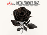 Metal Rose Plasma DXF Files | DIY Crafting Plans | CADtsy