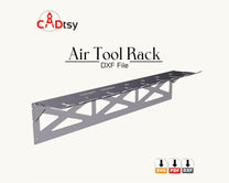 Air Tool Holder Wall Rack DXF Plasma Cutting File