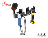 Angle Grinder Hanger Holder DXF for CNC Plasma (3 Types)