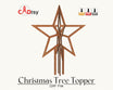 Christmas Tree Topper Star SVG Laser Cutting Files