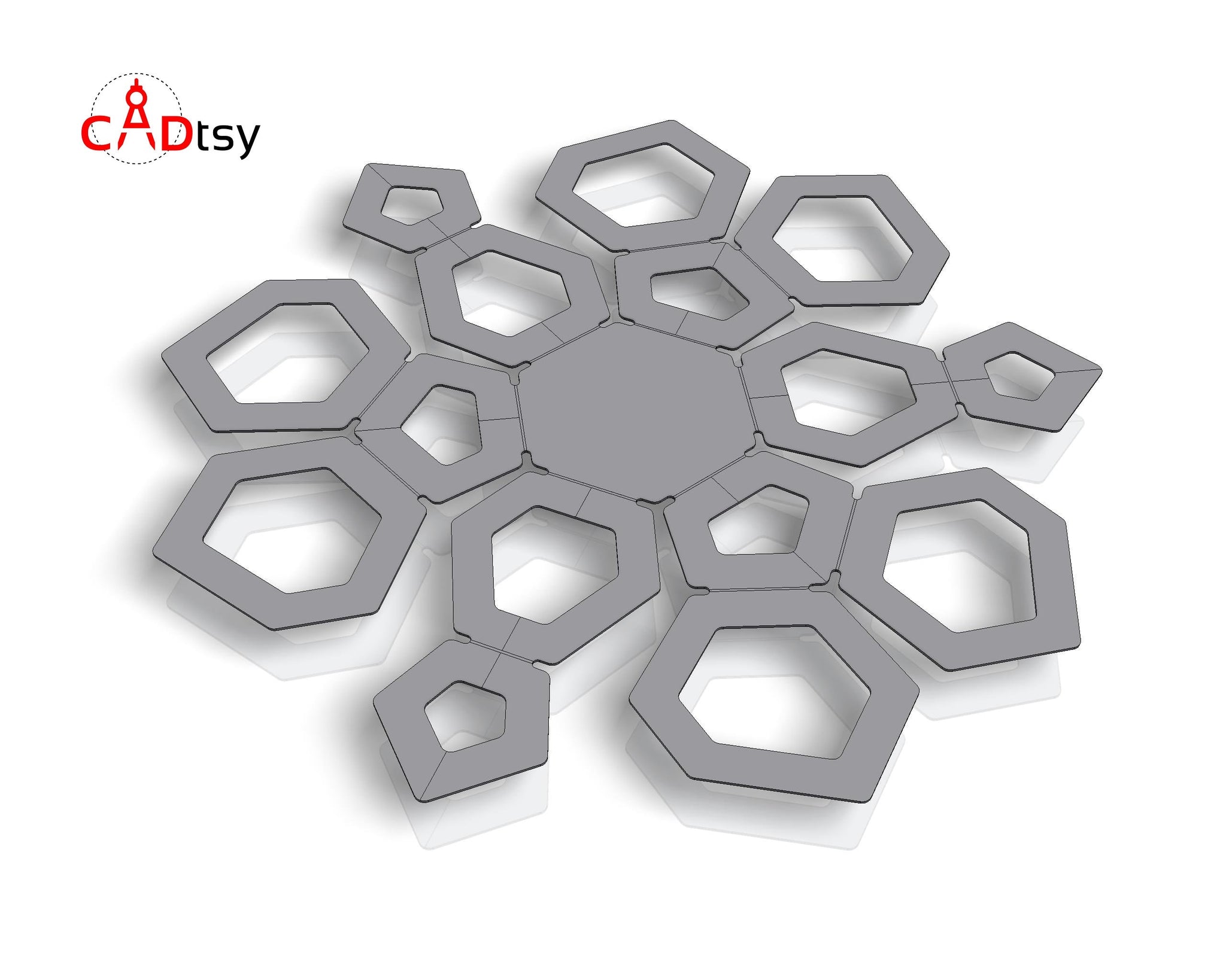 Metal Fruit Bowl DXF File for Plasma Cutting. Perfect Decor