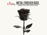 Metal Rose DXF, DIY Rose. CNC dxf File for Plasma Cutting