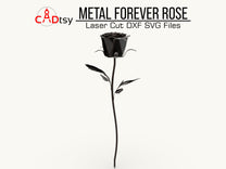 Metal Rose Plasma DXF Files | DIY Crafting Plans | CADtsy